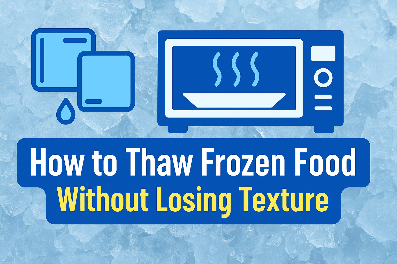 How to Thaw Frozen Food Without Losing Texture | Safe & Easy Methods - Can You Refreeze
